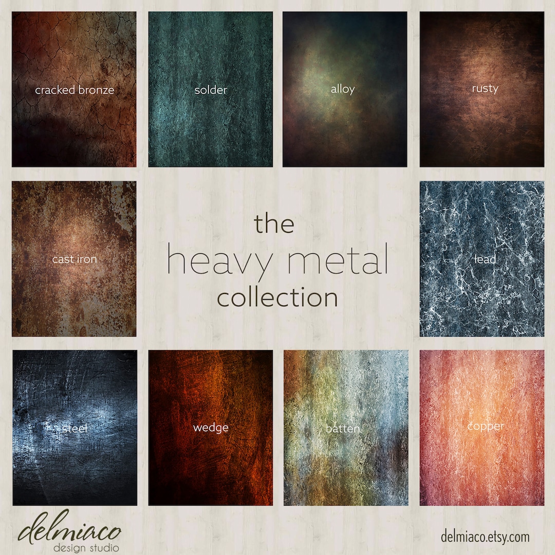 The Heavy Metal Collection Photography Digital Backdrops | Photo ...