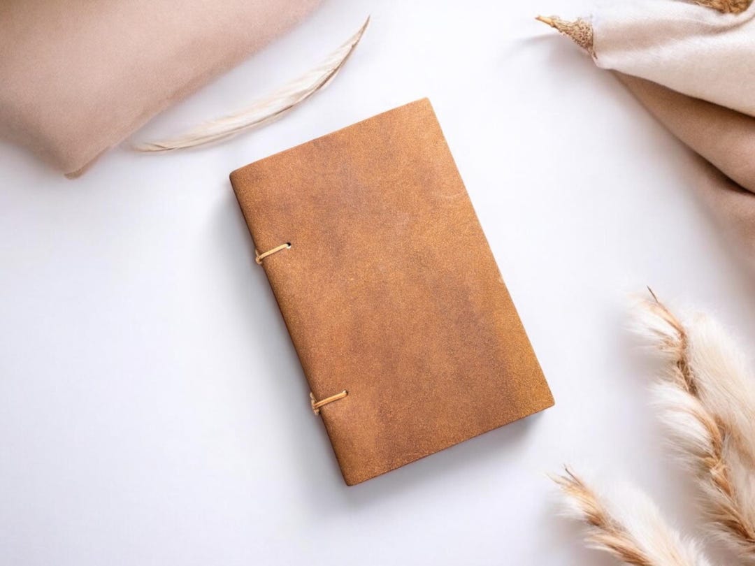 Handmade Leather Notebook: Refillable Sketchbook, Greek Craft - Etsy