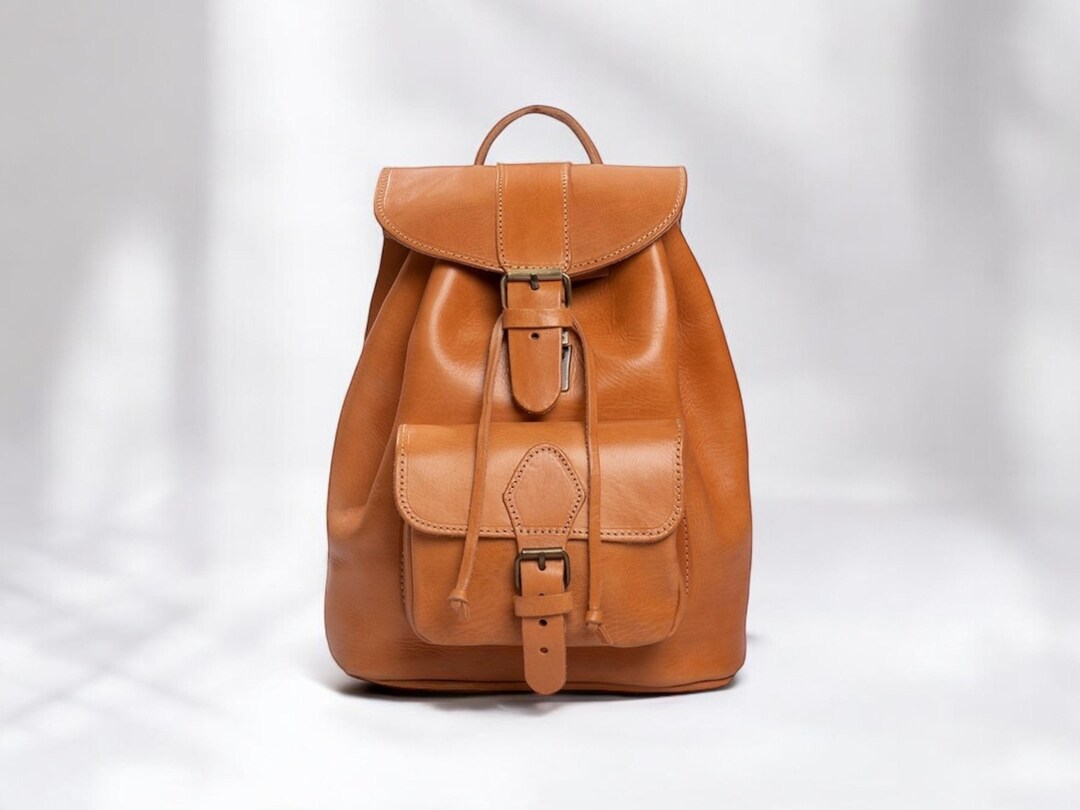 Leather Backpack, Handmade Leather Backpack, Made in Greece Leather Bag ...