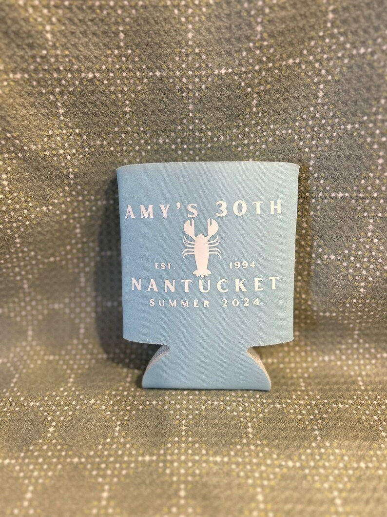 Beach Birthday or Bachelorette Favors | Nantucket Koozies ...