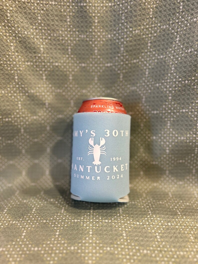 Beach Birthday or Bachelorette Favors | Nantucket Koozies ...