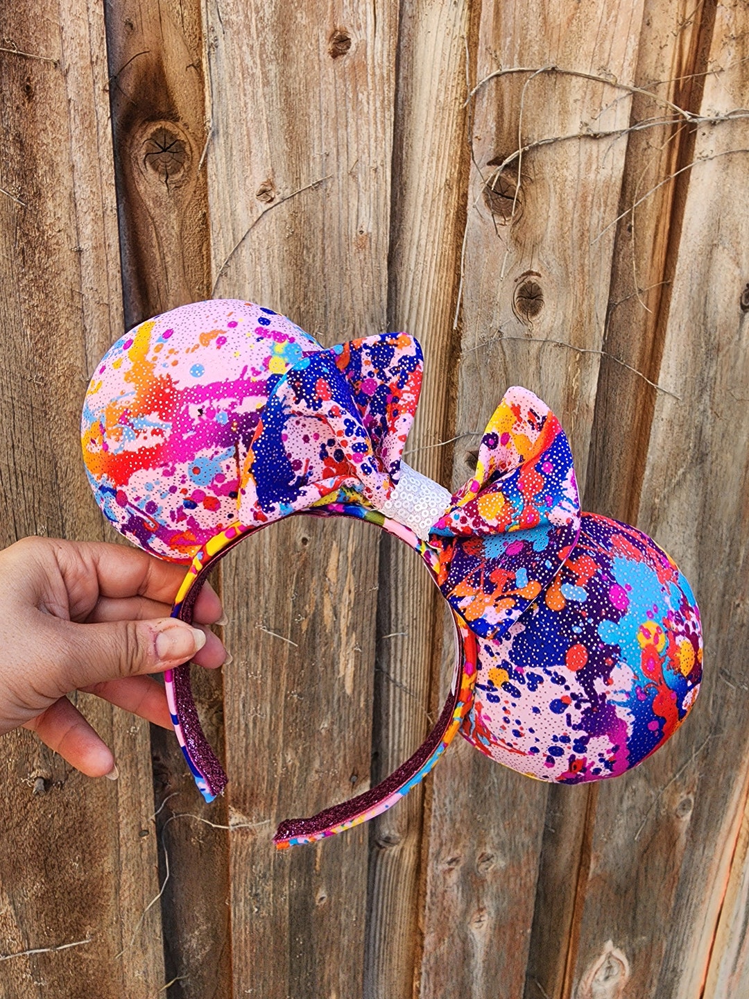 Neon Splash Ears - Etsy