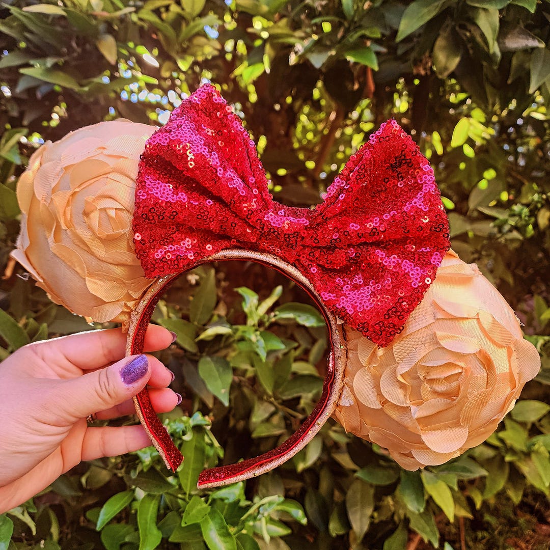 Beauty and the Rose Ears - Etsy