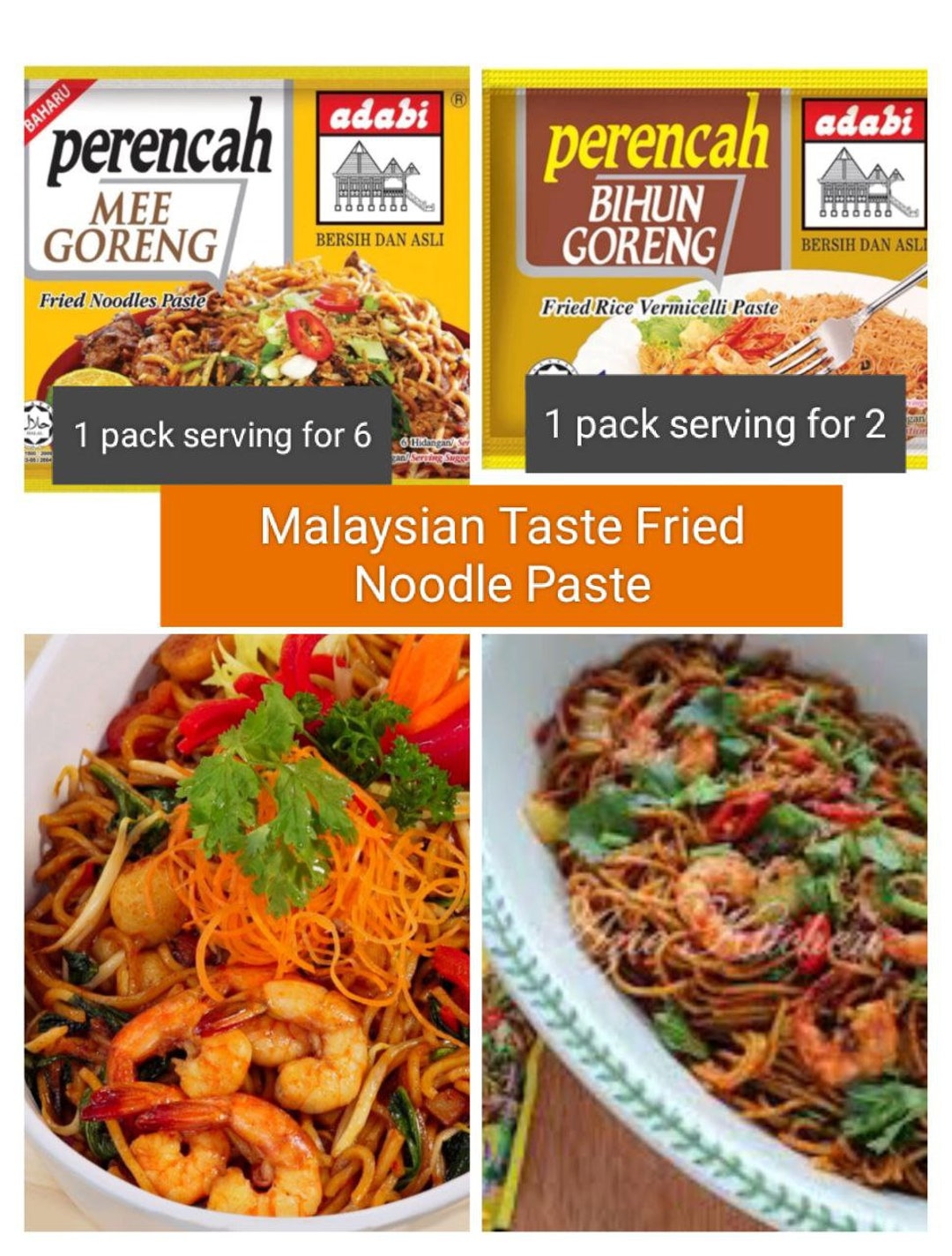 Malay Fried Noodle Paste,asian Rice Vermicelli Seasoning,spaghetti ...