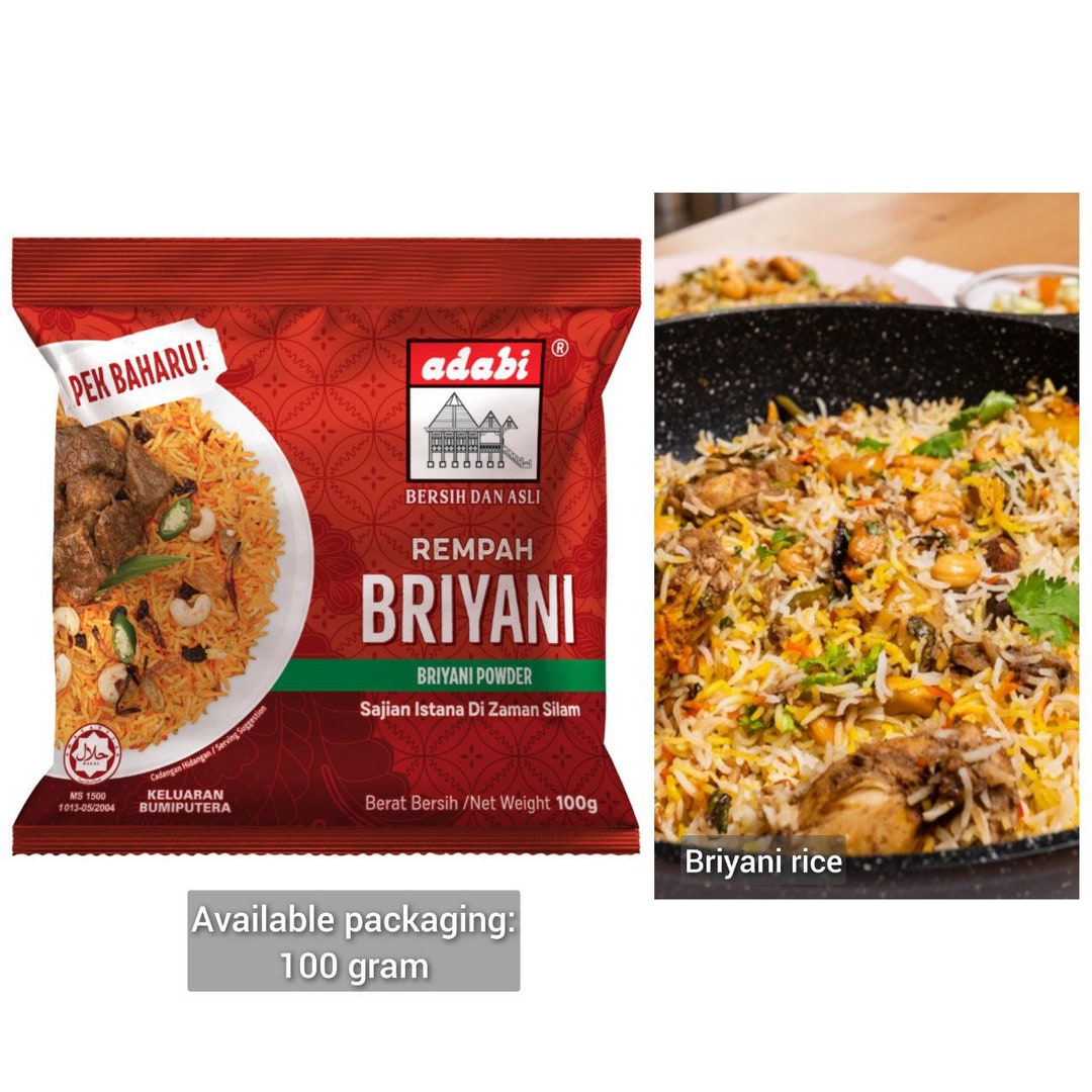 Malaysian Briyani Spice Powder,asian Chicken Meat Cooking Recipe,middle ...