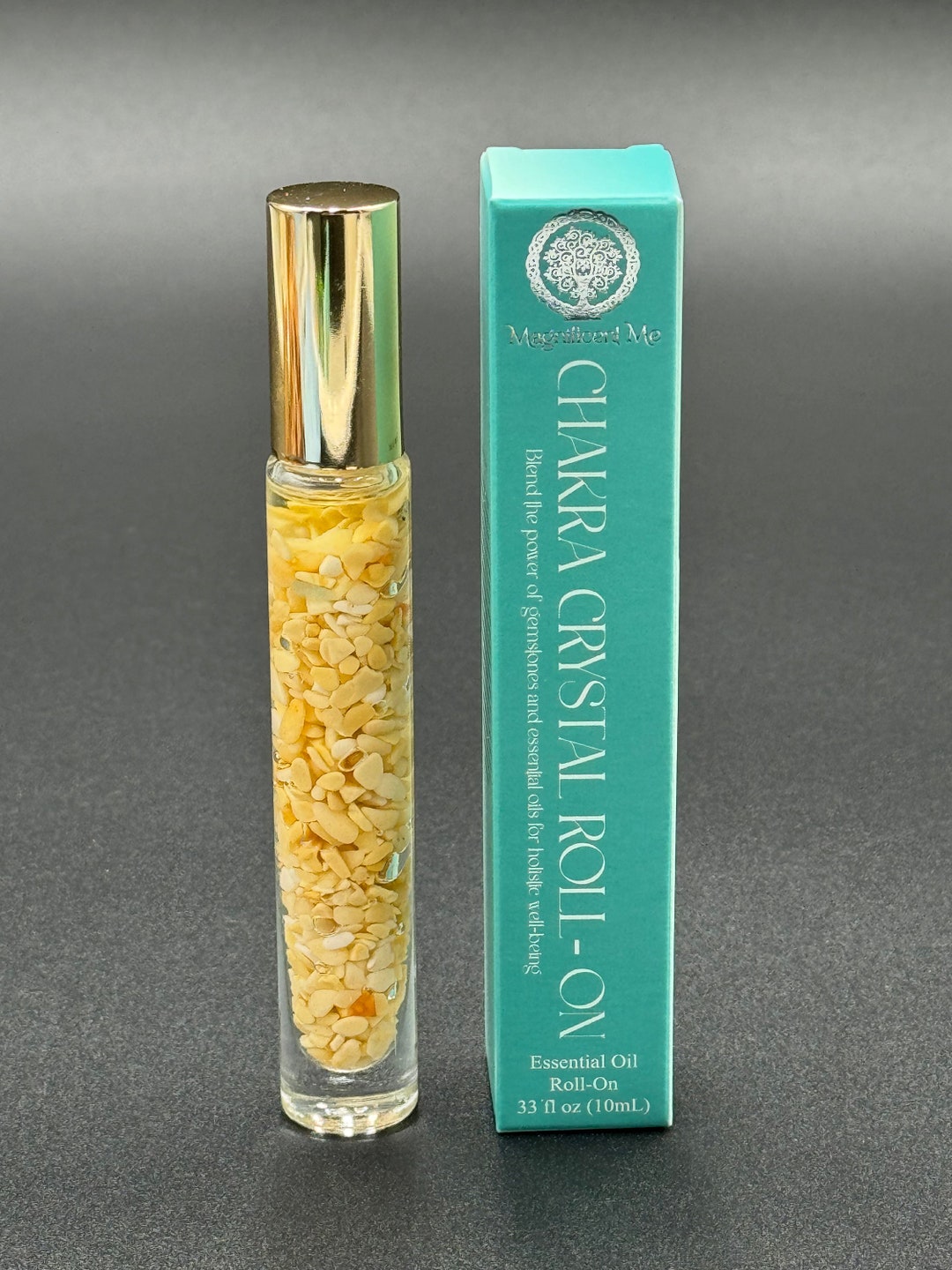 Honey Jade Harmony Frankincense Infused Crystal Roll-on solar Plexus ...