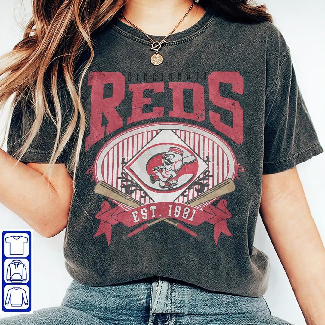 Limited Cincinnati Reds T-shirt, Vintage Cincinnati Baseball Shirt ...