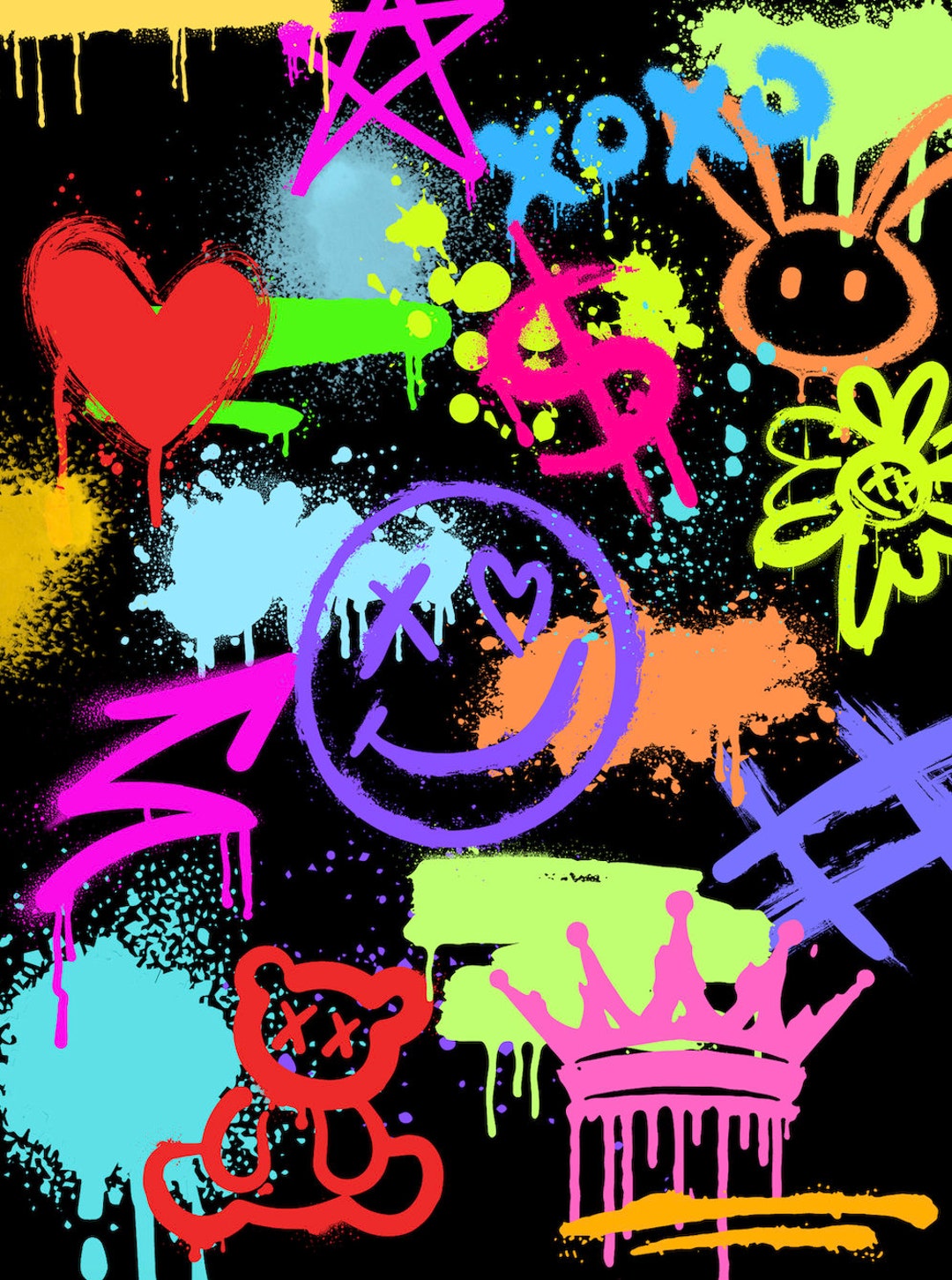 Spray Paint Poster - Etsy