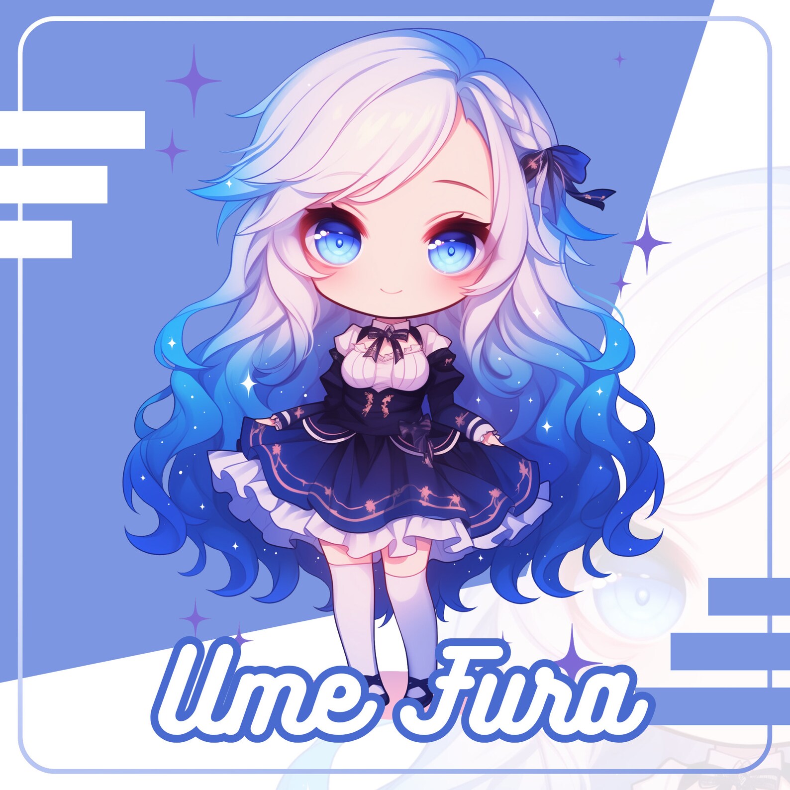 CUSTOM CHIBI ANIME Cute Chibi Character, Custom Chibi Commission ...