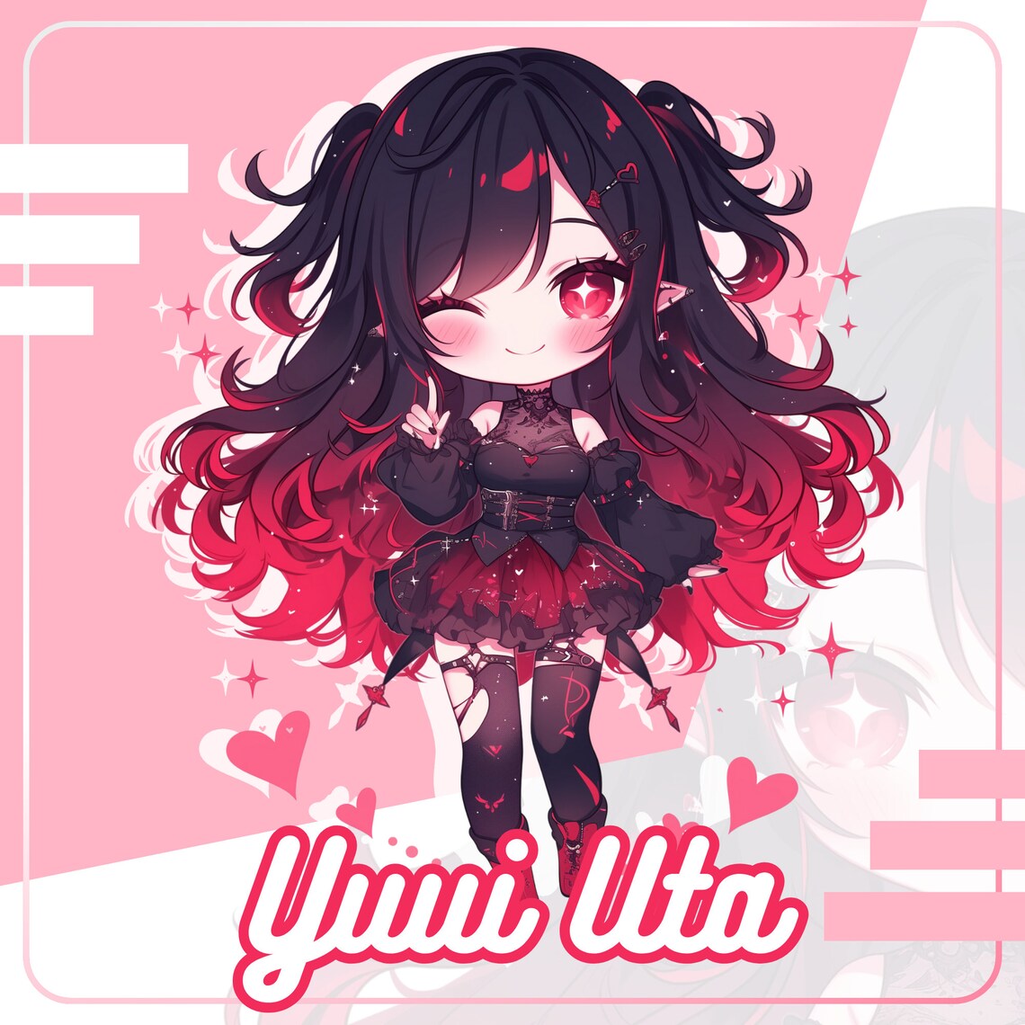 CUSTOM CHIBI ANIME Cute Chibi Character, Custom Chibi Commission ...