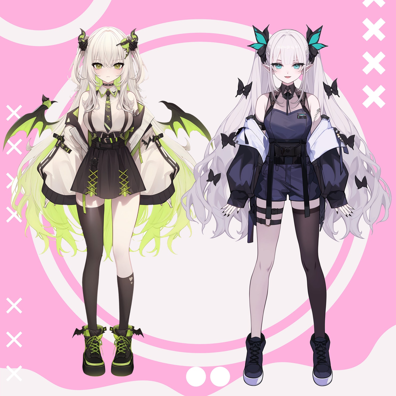 CUSTOM Vtuber Model Character,vtuber,vtuber Model, Vtuber Character ...