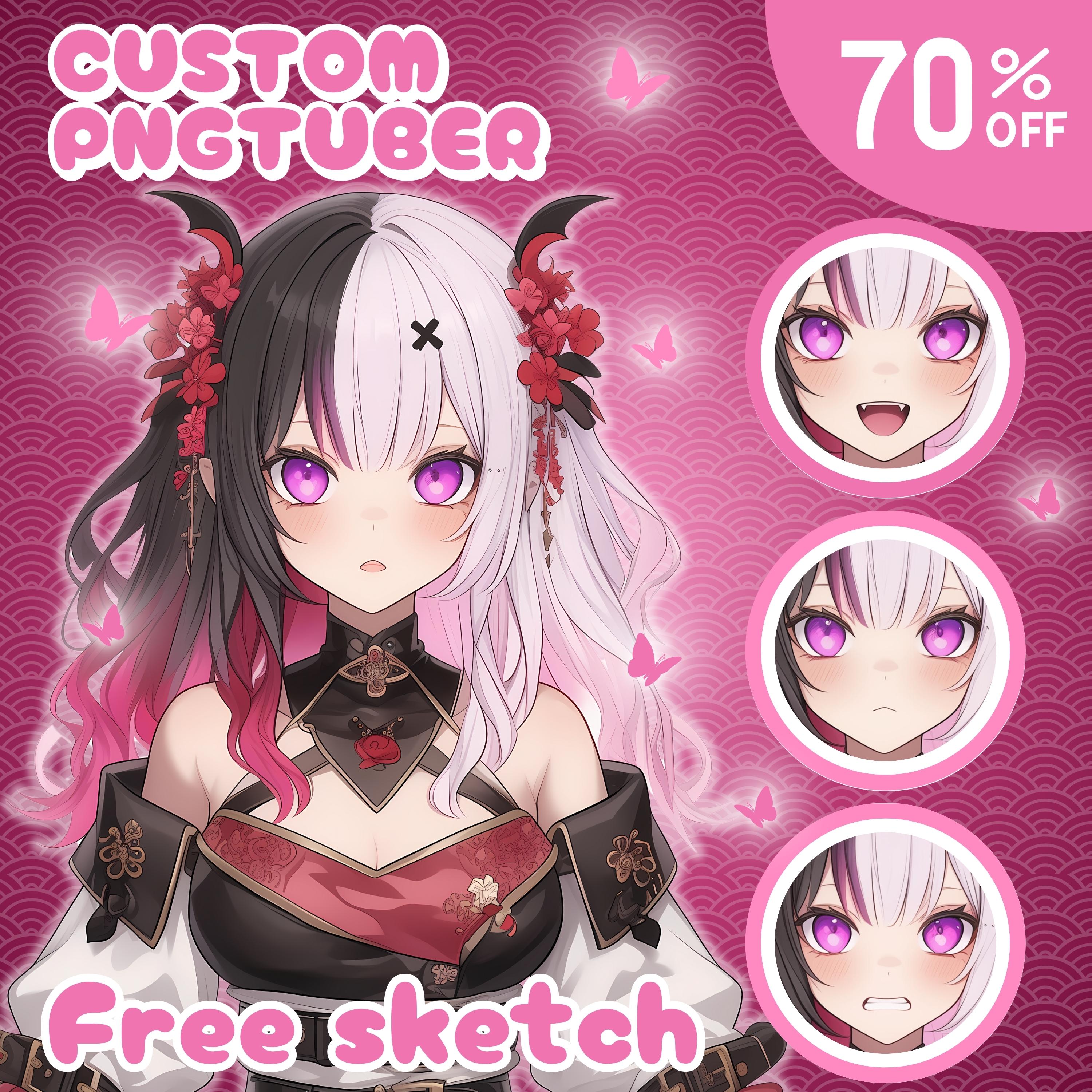Custom Pngtuber , Pngtuber, Pngtuber Design, Pngtuber Character, Live2d ...