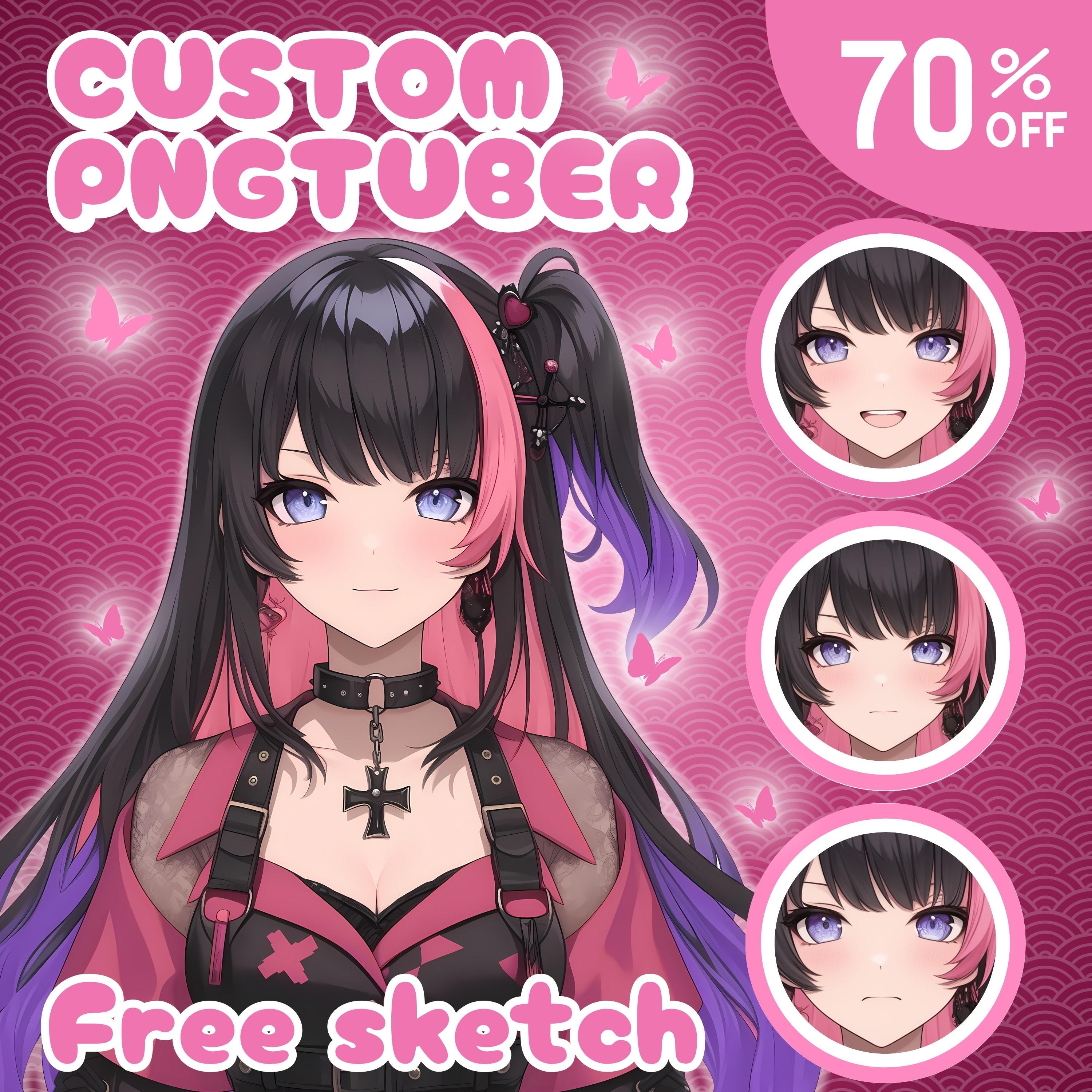 Custom Pngtuber , Pngtuber, Pngtuber Design, Pngtuber Character, Live2d ...