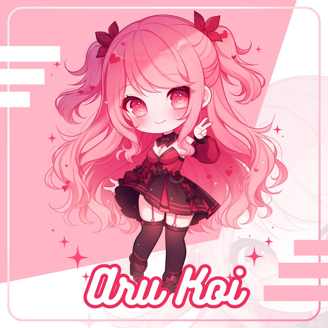 Custom Chibi Anime Chibi Character Chibi Pfp Cute Chibi Commission ...