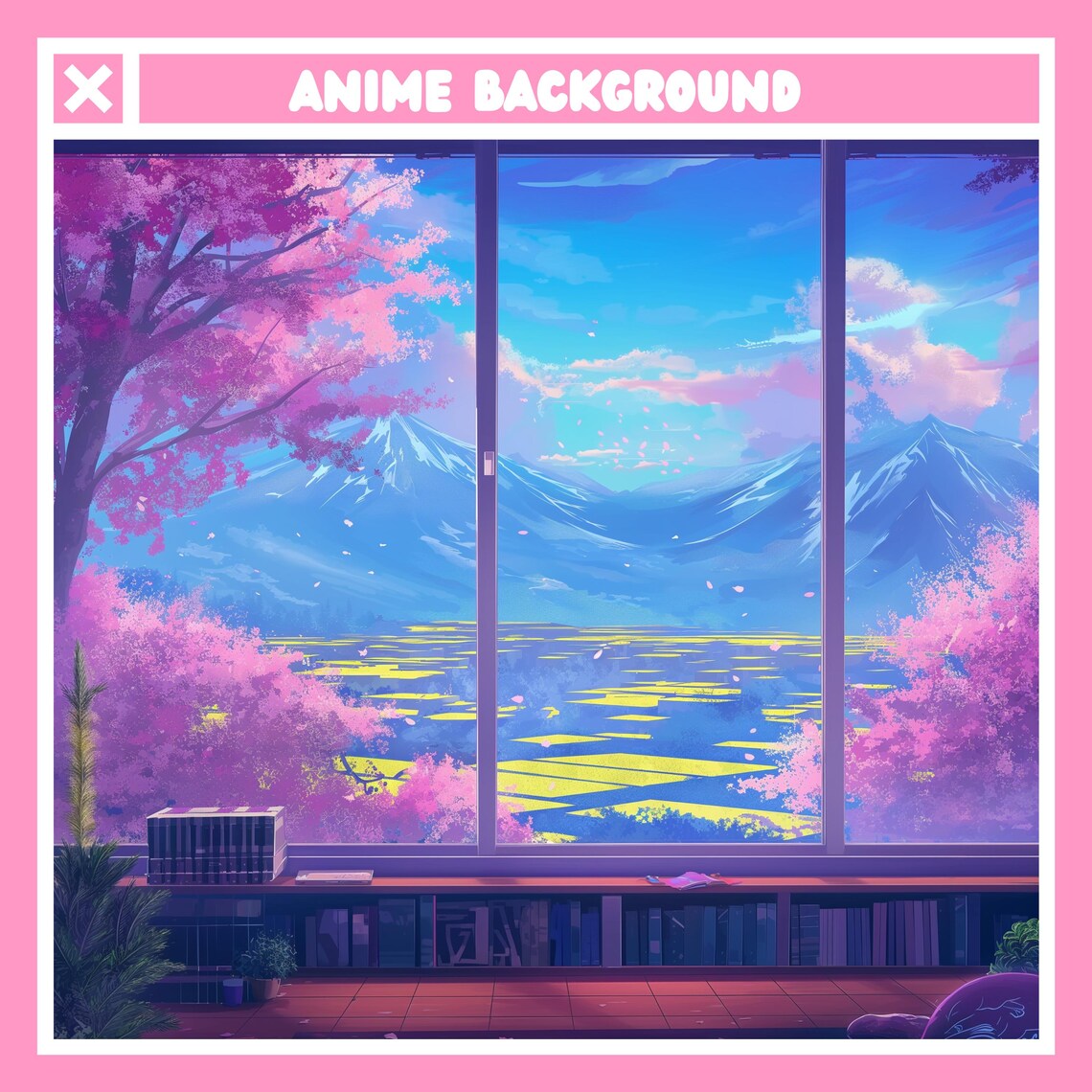 Custom Lofi Vtuber Background Lofi Anime Vtuber Backgrounds Lofi Vtuber ...