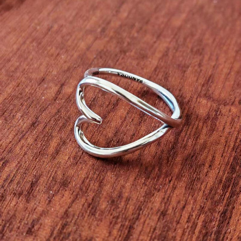 Organically Heart Ring - Etsy