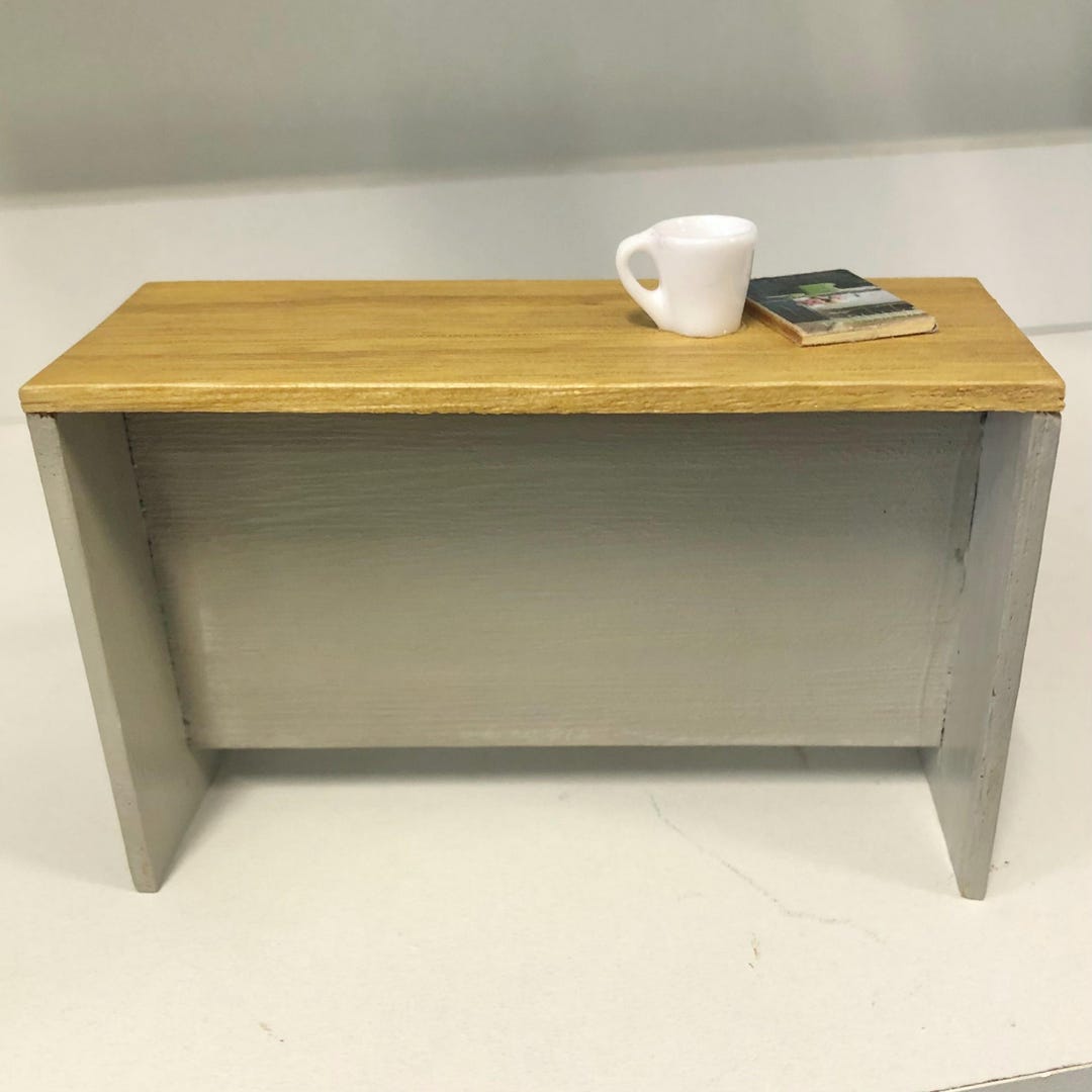 Dollhouse Kitchen Island Bench 1:12 Scale Miniature Furniture - Etsy