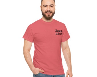 Christian Shirts Isaiah 43:19 Bible Verse Shirt Faith Based Shirt Gift ...