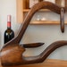 Solid Wood Wine Rack, Wooden Wine Rack, Hand Wine Rack, Kitchen Decor ...