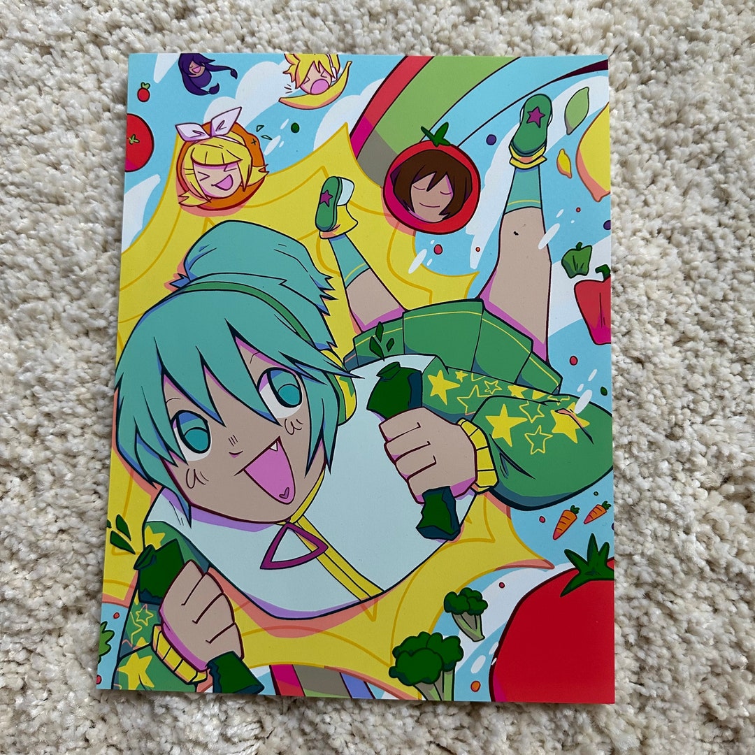 Vocaloid Hatsune Miku Popipo Large 8.5x11" Print - Etsy