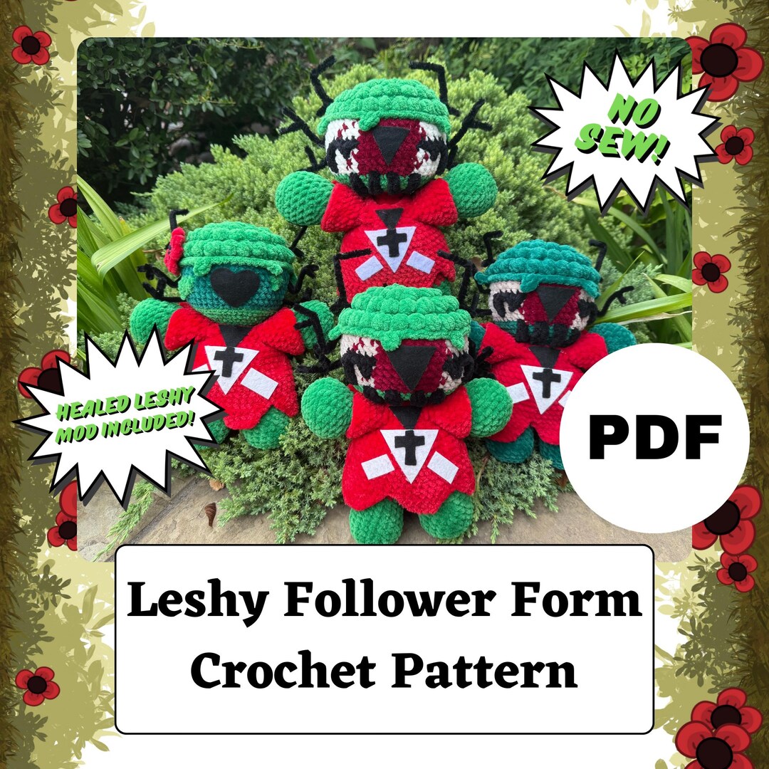 Leshy Follower Form Crochet Pattern: Cult of the Lamb (digital PDF) - Etsy