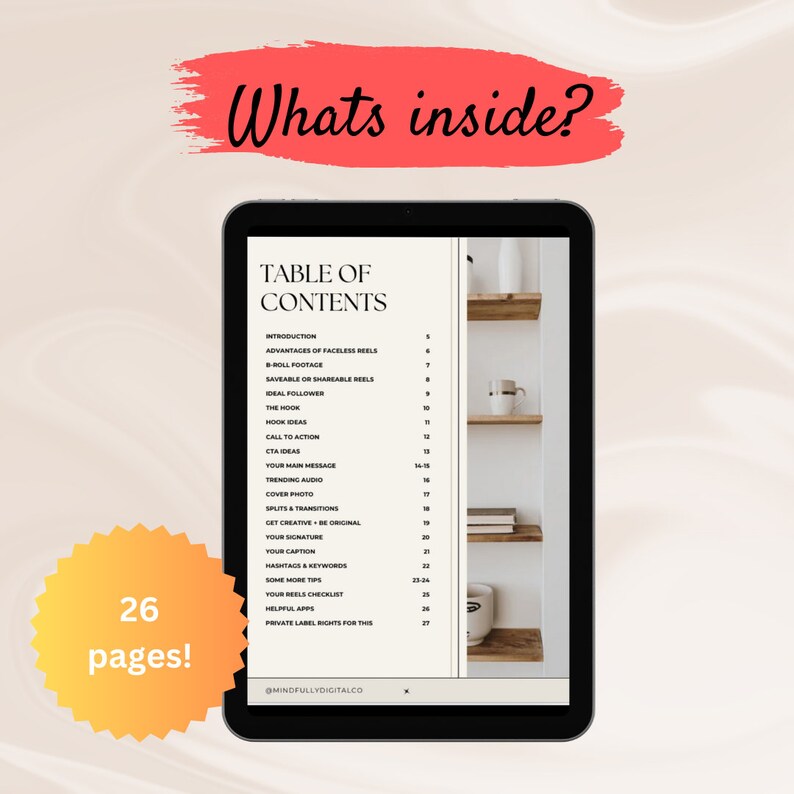 Faceless Instagram Reels Guide With Master Resell Rights, Instagram ...