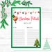 Christmas Potluck Sign up Sheet, Printable Xmas Dinner Food Bringing ...