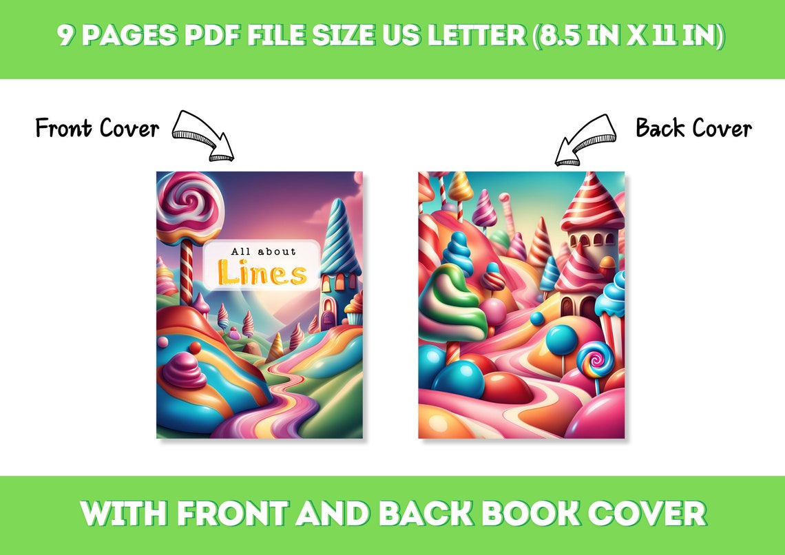 Printable Lines Worksheets for Kids| Tracing Lines Learning Activities ...