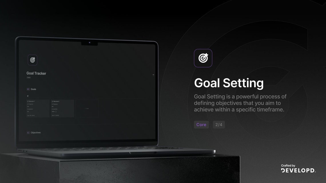 Goal Setting Notion Template, Personal Development, Goals, SMART ...