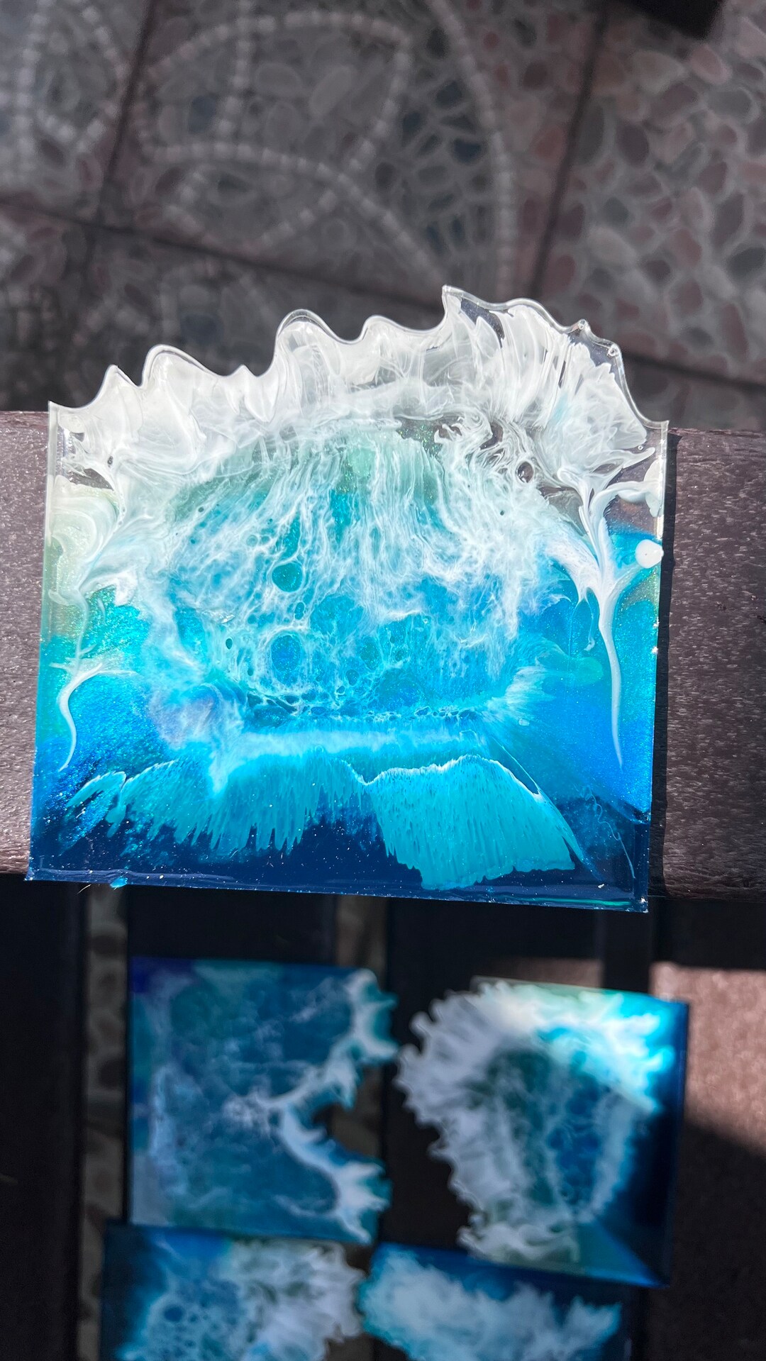 Ocean Paintings | Resin Art | Wall Decor | Coastal Living Design ...