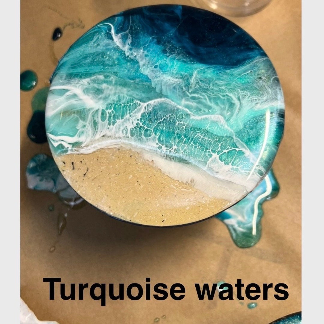 Coasters, Coastal Beach Vibe Theme. 3 Colors to Choose From ...