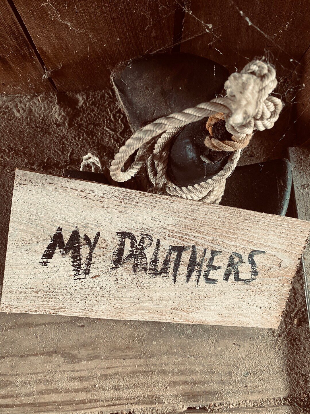 My Druthers Hand Lettered on OBX Cedar Shake Shingle 11x5 Ward Cameron ...