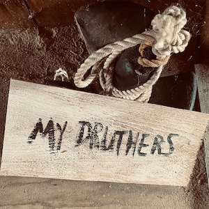 My Druthers Hand Lettered on OBX Cedar Shake Shingle 11x5 Ward Cameron ...