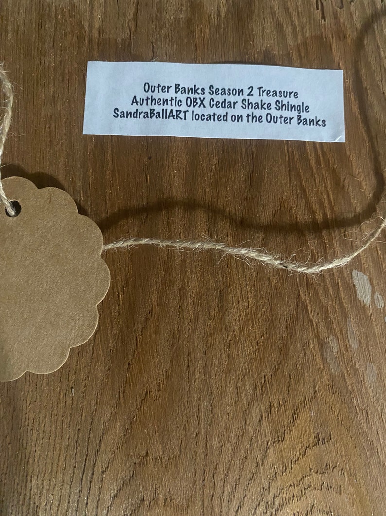 Outer Banks TV Quote Art: Cedar Shake Shingle Sign (7x9) - Etsy