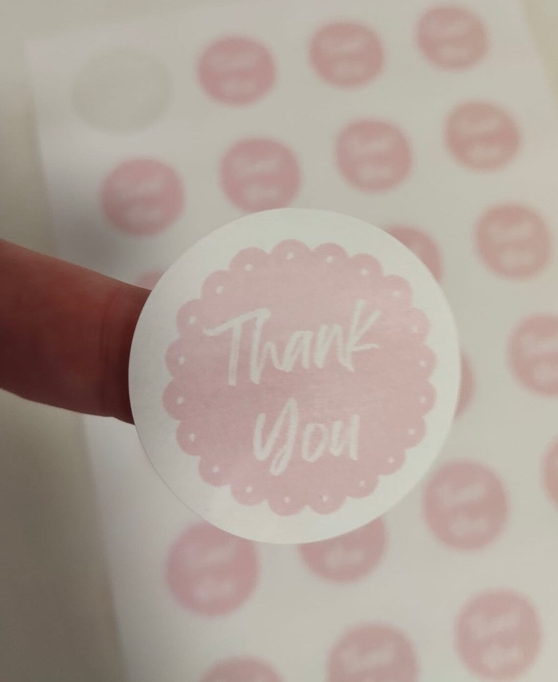 Thank You Label Template, Print Your Own Thank You Labels Over and Over ...