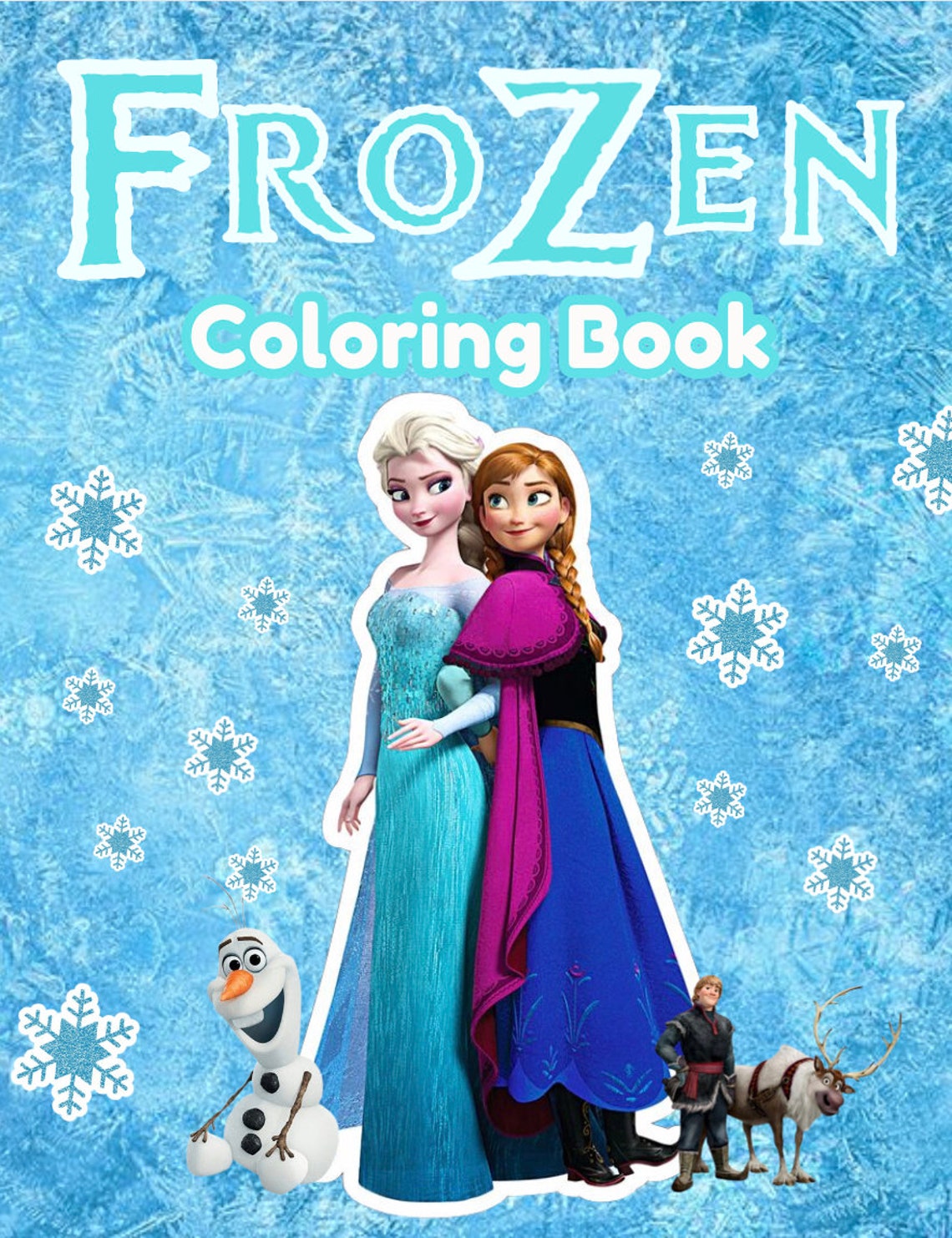 30 Frozen Coloring Pages, Frozen Elsa Coloring Book, Coloring Sheets ...