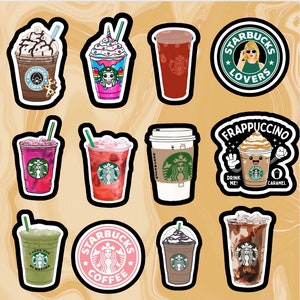 Starbucks Stickers - Etsy