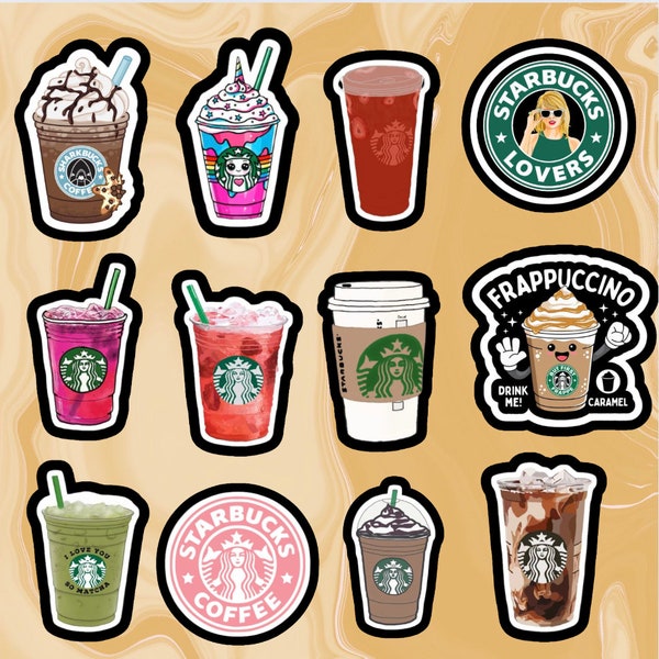 Starbucks Stickers - Etsy
