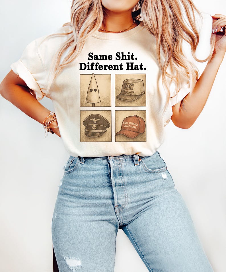 Same Shit Different Hat Shirt, Anti Trump Political Shirt, Funny ...