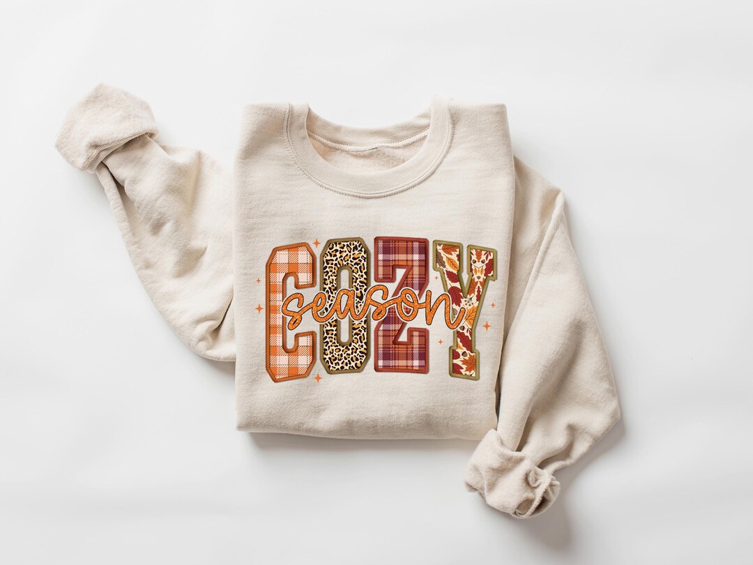 Cozy Season Sweatshirt, Retro Fall Sweatshirt, Get Cozy Sweatshirt ...