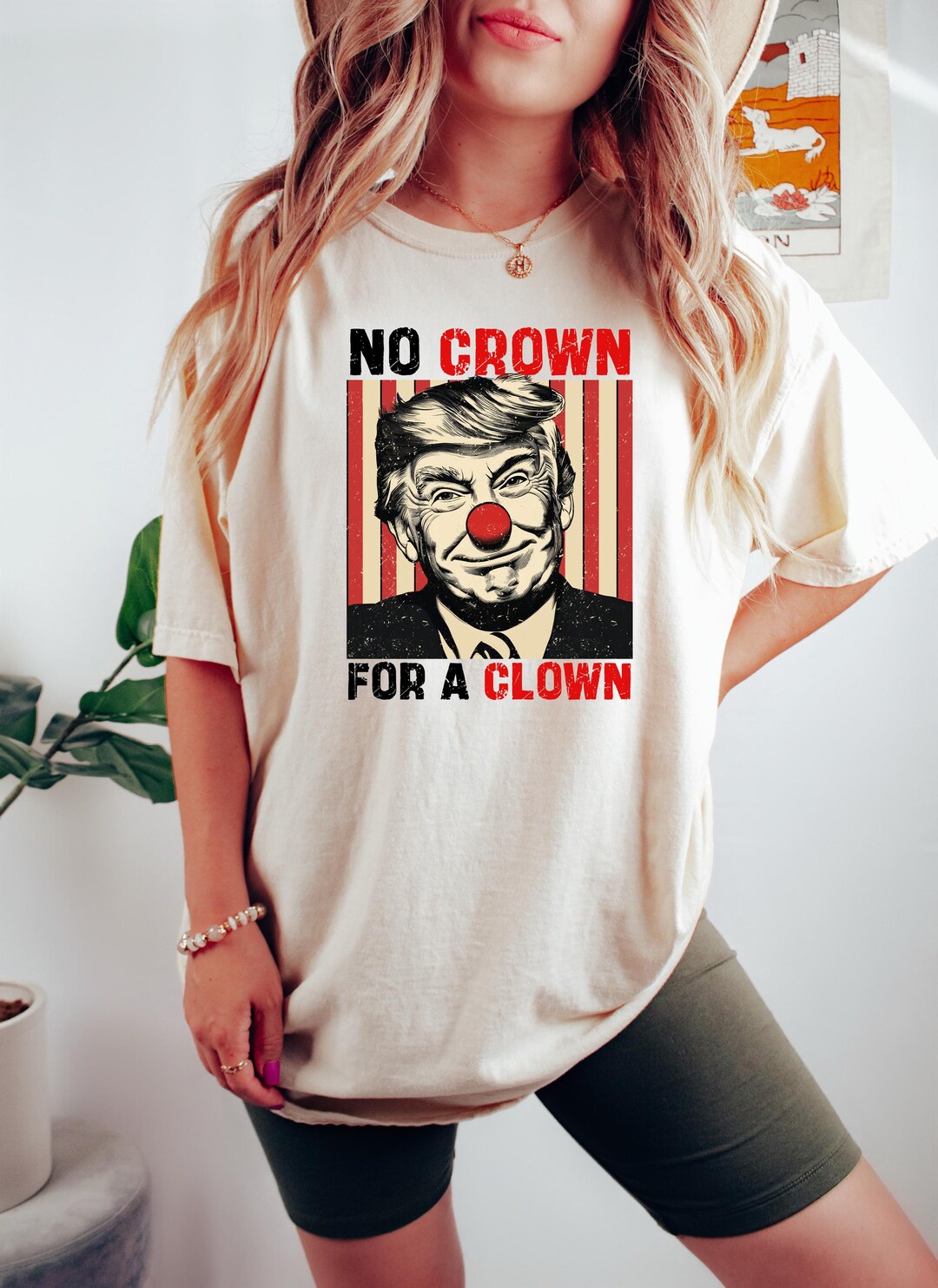 No Crown for A Crown Shirt, Anti Trump Tshirt,protest T-shirt,defend ...