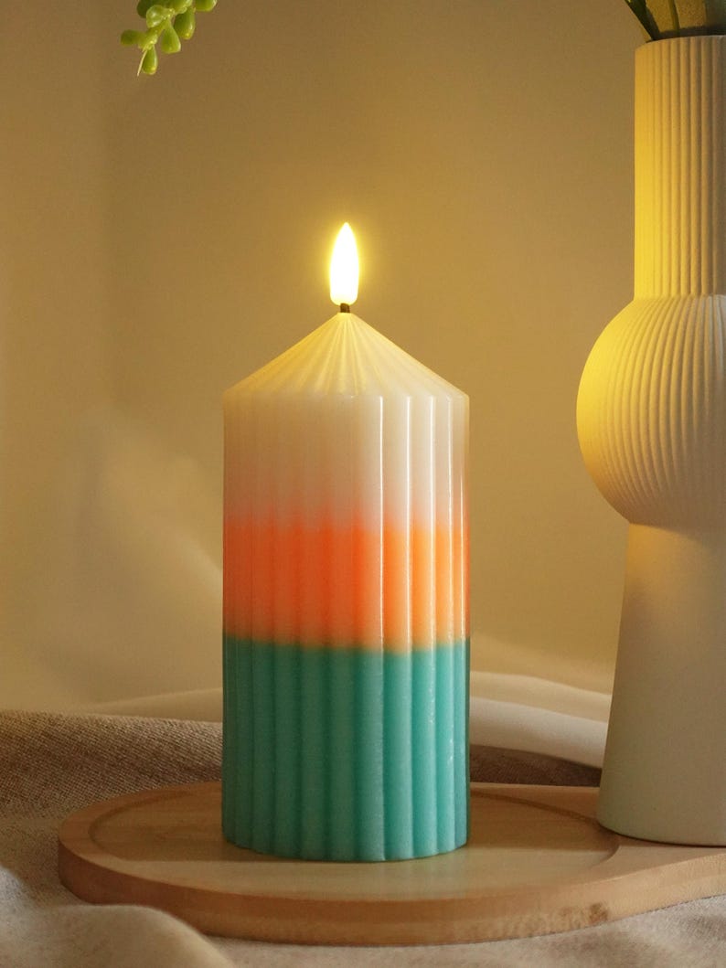 Flameless Candle W/timer,bottle Shape LED Candle,battery Operated ...