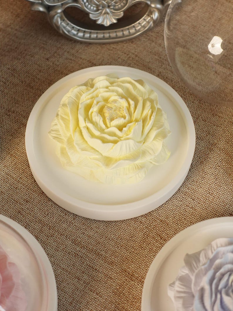 Plaster Peony Flower Room Diffuser,smokeless Aromatherapy Diffuser ...