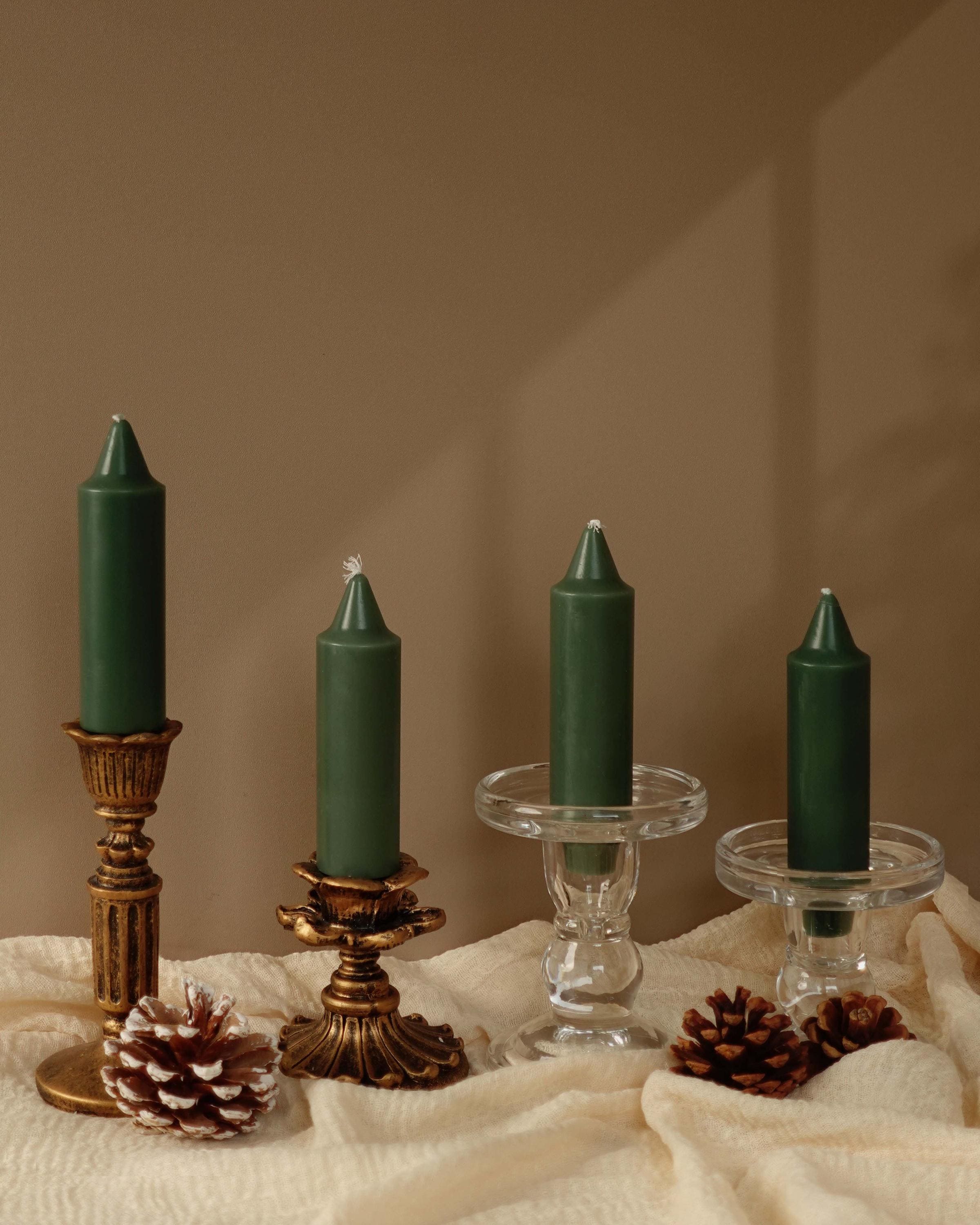 Short Taper Candle,beeswax Colored Candle,valentine's Day Home Decor ...