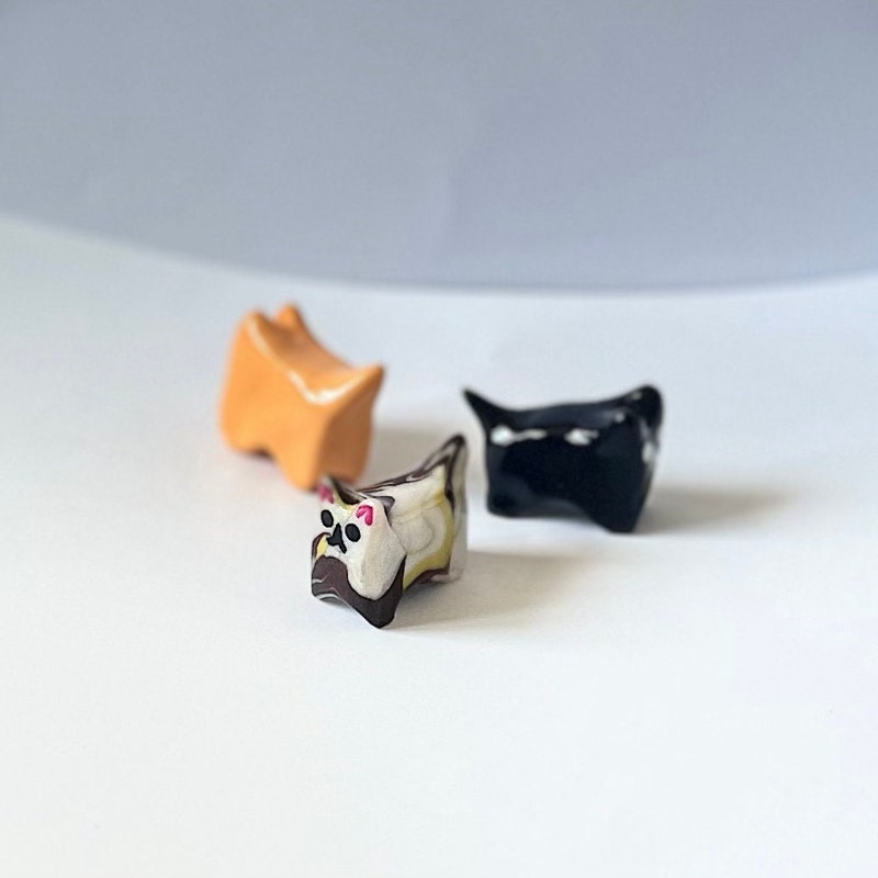 Ceramic Tiny Kitten - Etsy UK