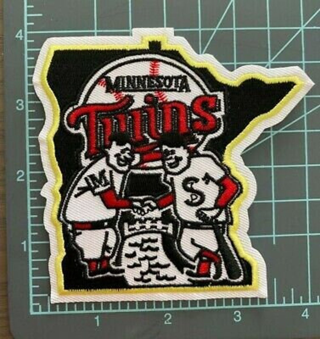 Minnesota Twins State Logo Sleeve Iron on Embroidered Patch 4 X 4 - Etsy