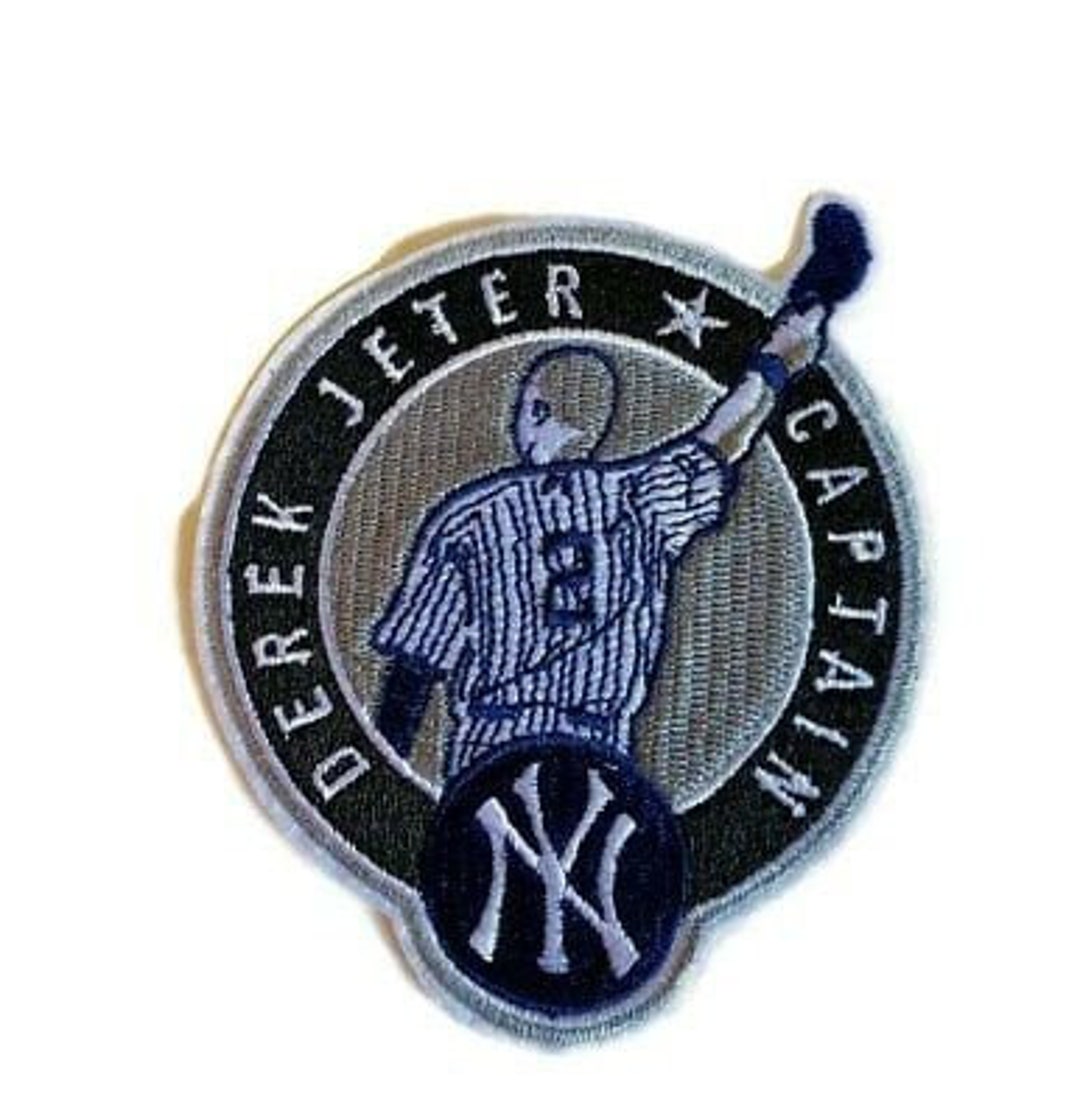 Derek Jeter New York Yankees Number Retirement Captain Iron on Patch 4 ...