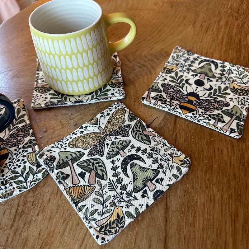 Fabric Coasters - Etsy