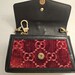 Vintage GUCCI Sylvie Mini Bag Red Velvet GG Monogram - Etsy