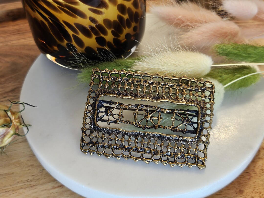 Vintage Pentti Sarpaneva Finland Pitsi Bronze Brooch, 1930s, Nordic ...